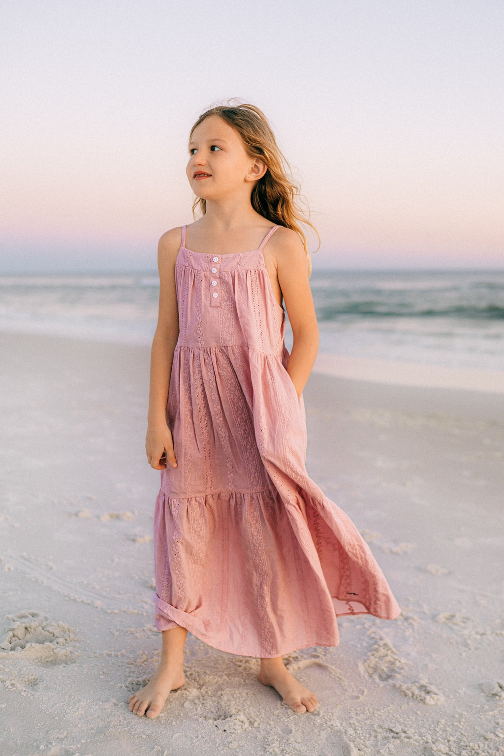 Girls Keepsake Lilac Maxi – Love and Grow Clothing Co