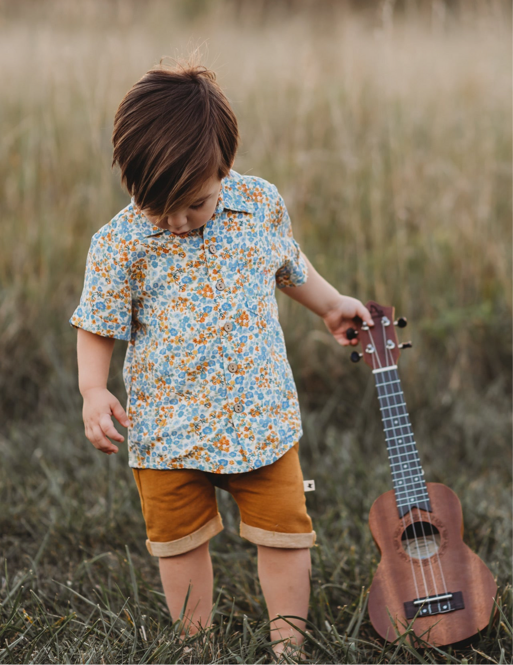 Ditzy Floral Button-Up Shirt – Love and Grow Clothing Co