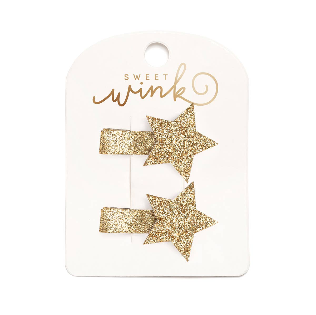 Sweet Wink - Gold Star Christmas Clip Set – Love and Grow Clothing Co