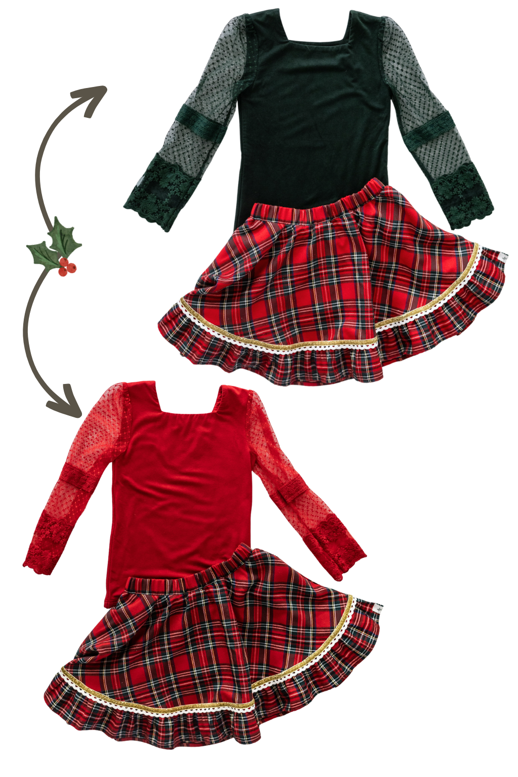 Merry and Bright Lace Layering Shirt Bundle – Love and Grow Clothing Co